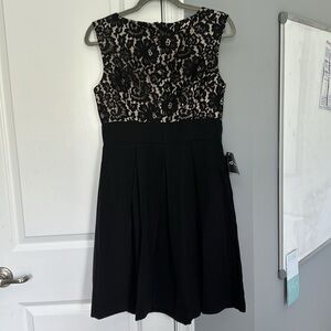 White House Black Market | Dresses | White House Black Market Black Lace Bodice Faille Dress ...